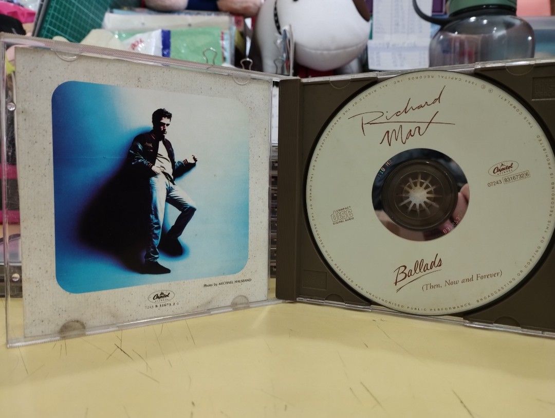 (CD) Richard Marx /Ballads (Then.Now And Forever), Hobbies & Toys ...