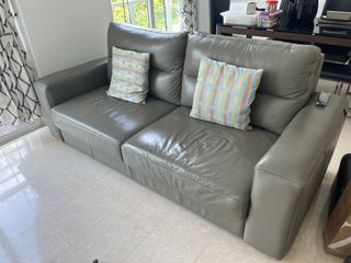 Carson Full Leather Sofa, Furniture & Home Living, Furniture, Sofas on ...