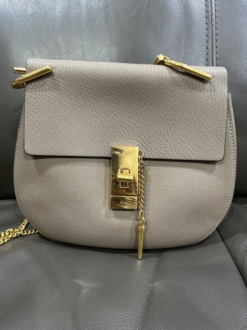 Chloe Taupe Drew Medium, Luxury, Bags & Wallets on Carousell