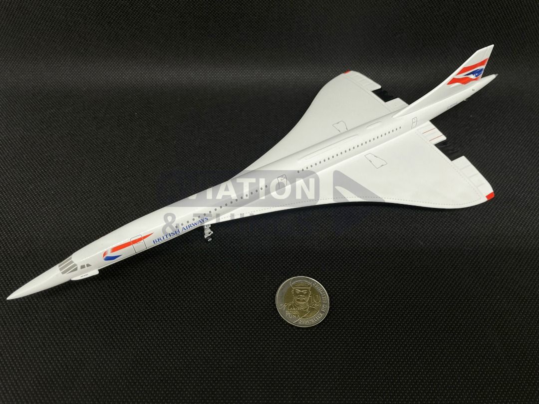 Concorde Air France or British Airways Highly Detailed 1/200 Scale ...