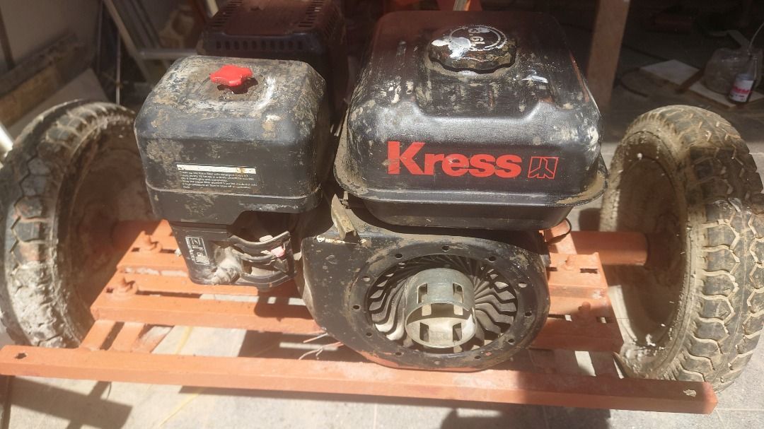 Concrete Mixer 1 bagger T frame Kress 5.5hp gas, Commercial ...