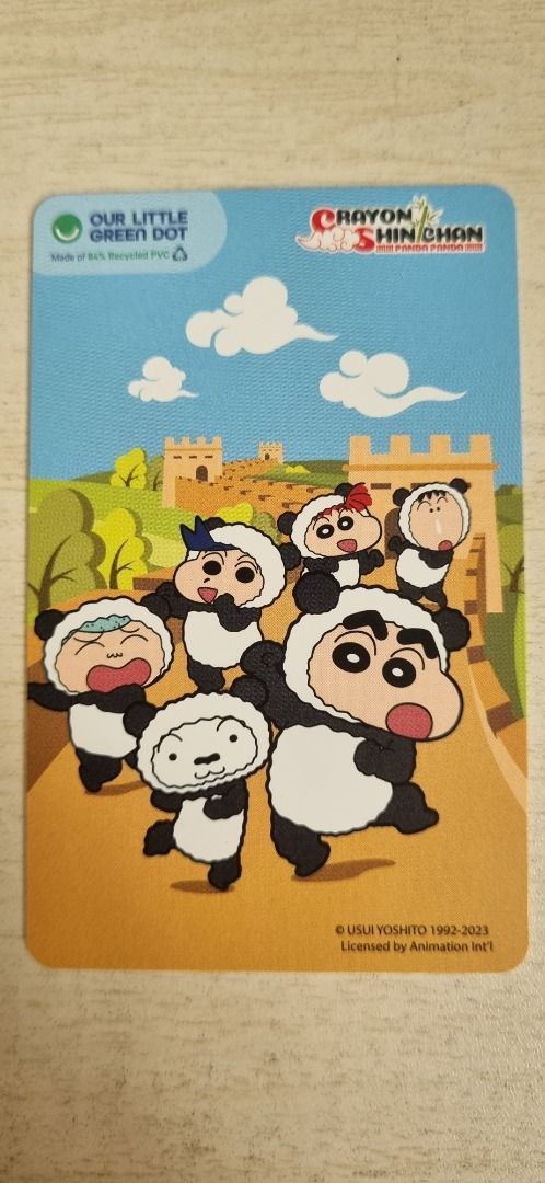 Crayon Shin Chan SimplyGo EZ-Link Card MRT Bus Ez Link Cards Shin-chan ...