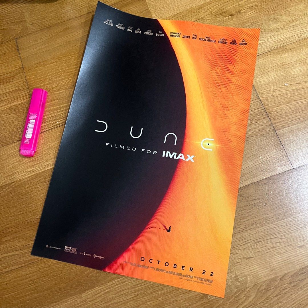 Dune poster (various) A3 size, Hobbies & Toys, Music & Media, CDs ...