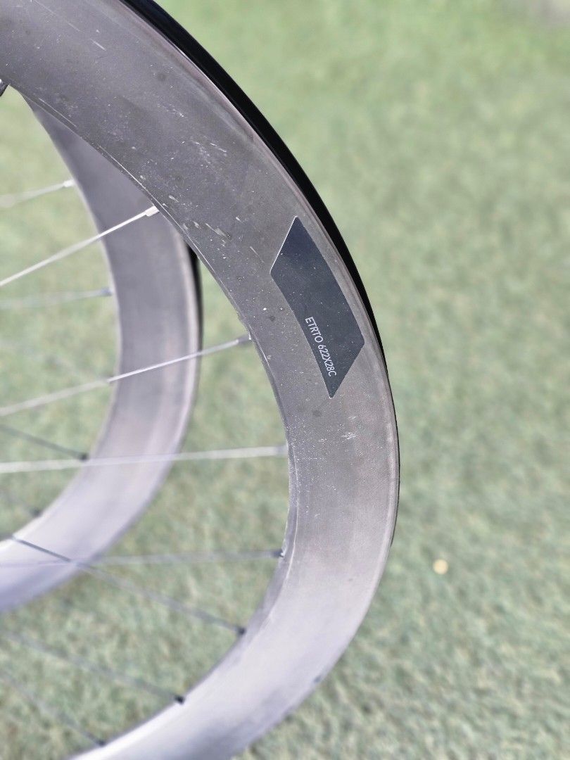 Entity Carbon WR5 50mm Disc Wheelset 1.61kg per pair, Sports Equipment ...