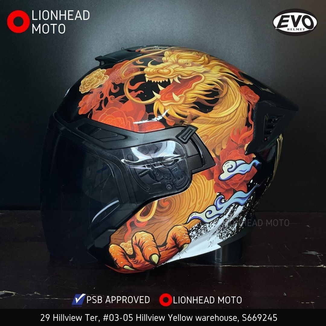 EVO HELMET RS9 KANJI LIMITED EDITION PSB APPROVED FREE DELIVERY (+1 ...