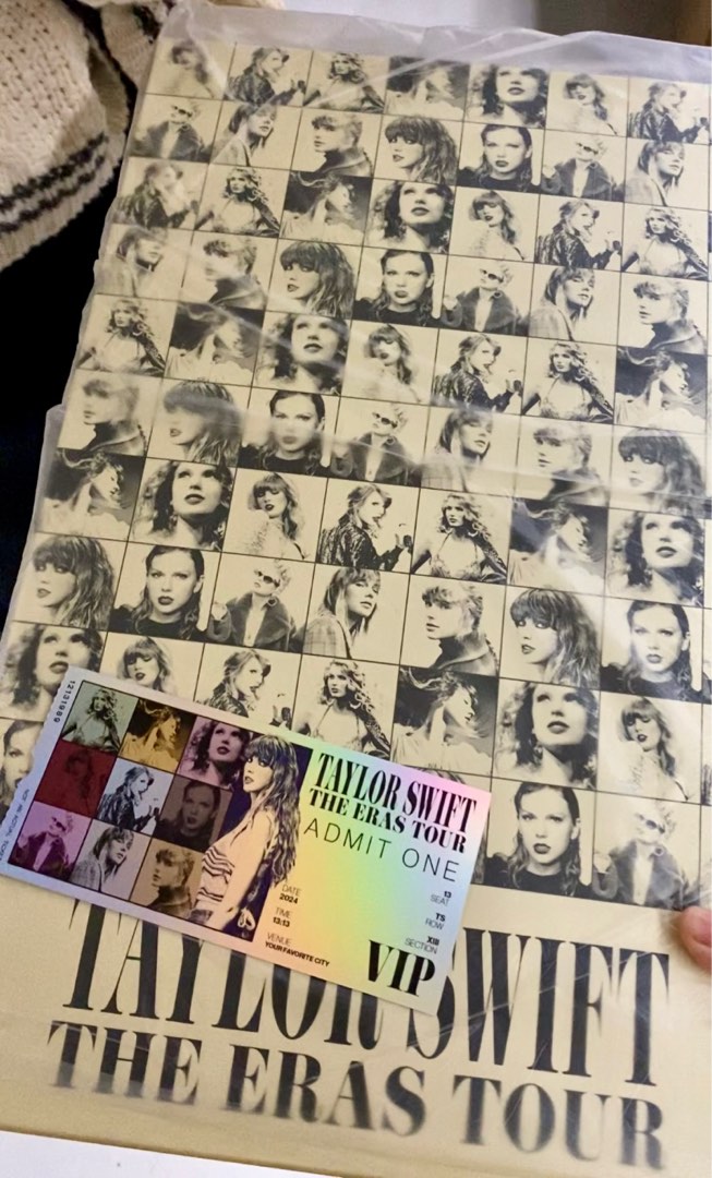 Exclusive Taylor Swift The Eras Tour VIP Kit Package Official ...