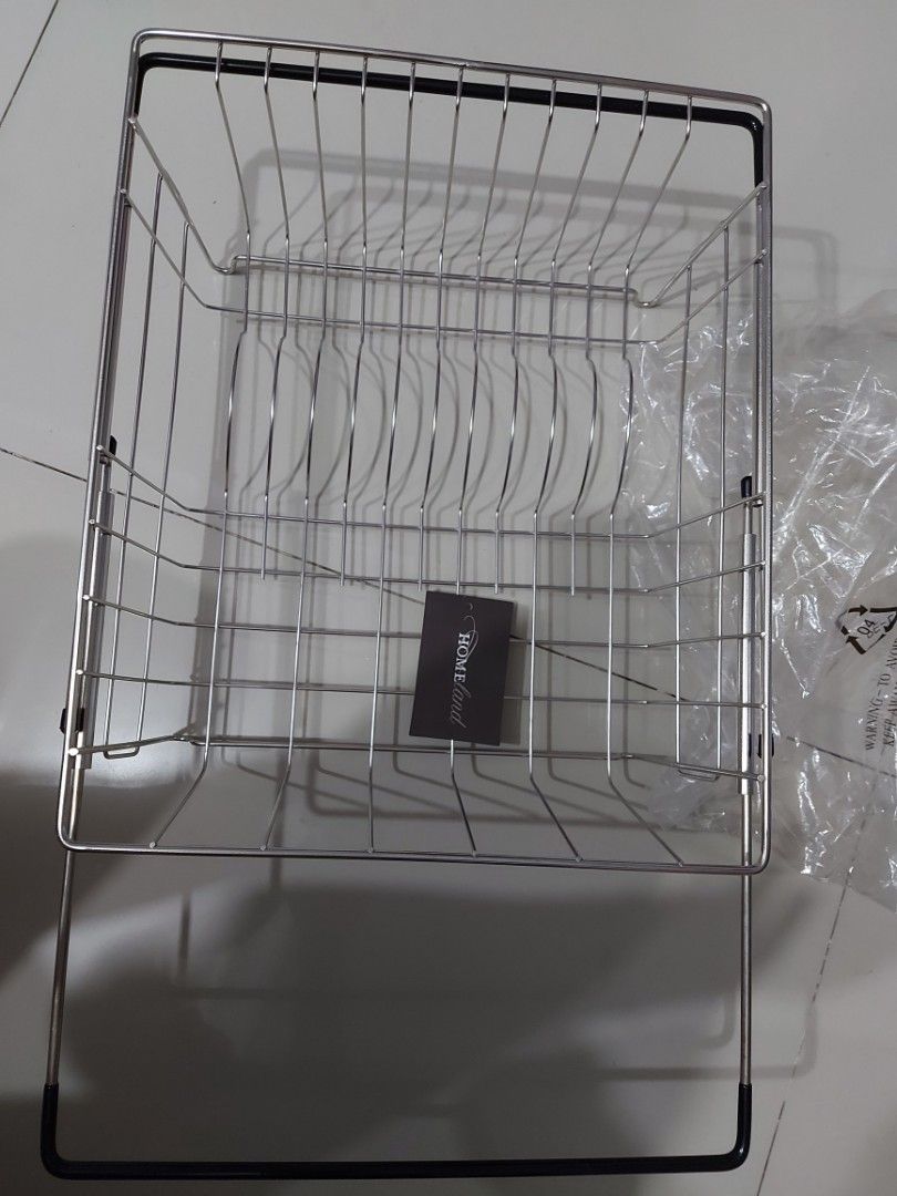 Expandable Disk Rack, Stainless Steel, Kitchen & Appliances di Carousell