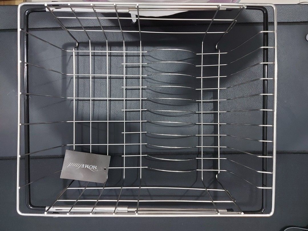 Expandable Disk Rack, Stainless Steel, Kitchen & Appliances di Carousell