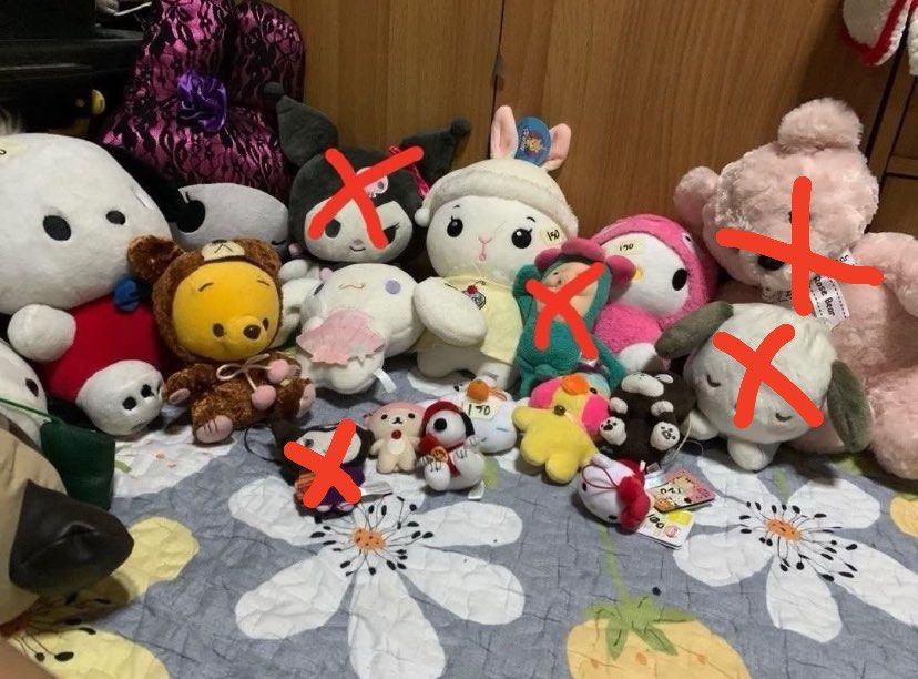 FOR SALE!! Sanrio, kuromi, kori, pochacco, rila, melody, bear, stuff ...