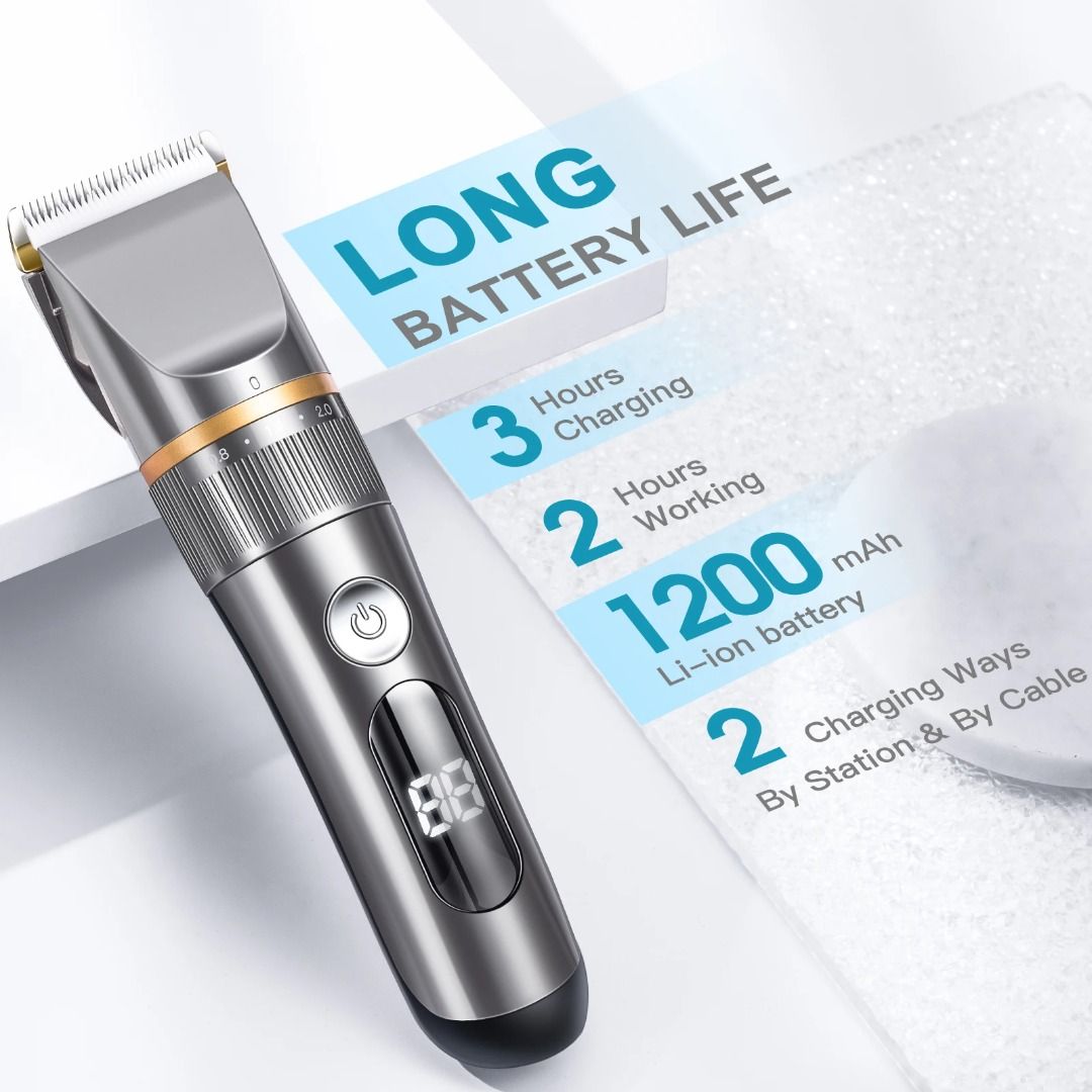 GAJ 2023 New Professional Hair Clipper Electric Trimmer For Men Beard ...