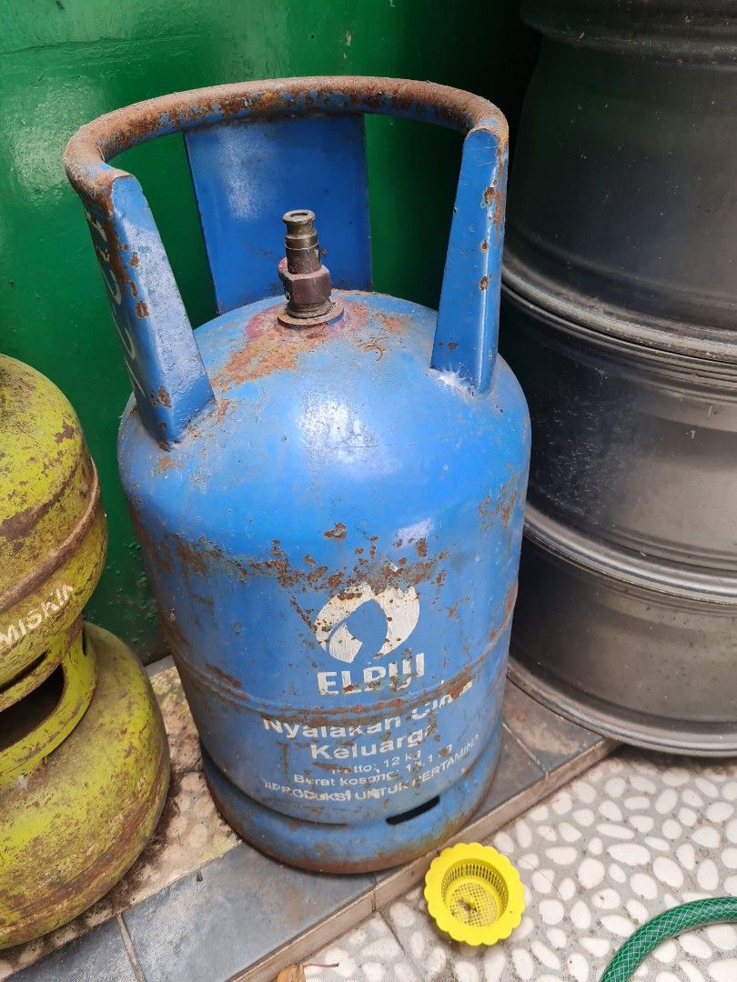 Gas Elpiji 12kg Kosong, Kitchen & Appliances di Carousell
