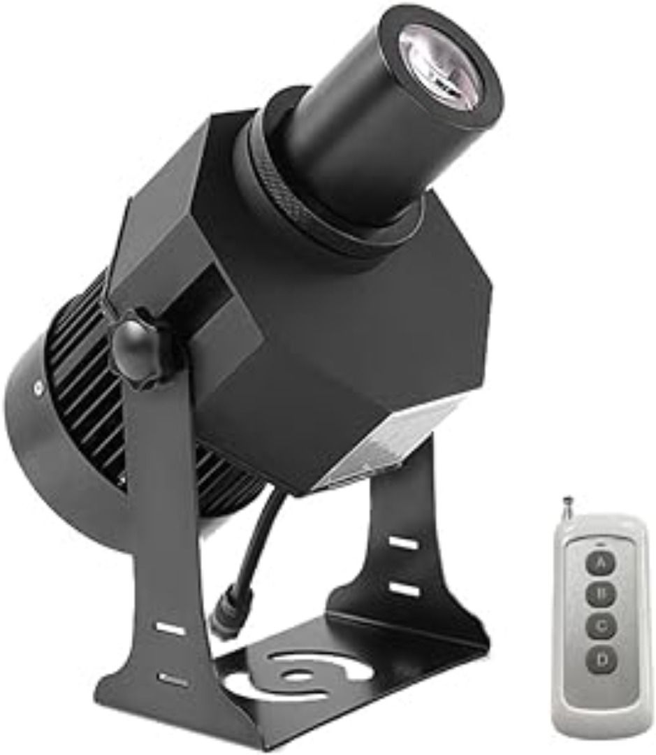 GOBO Logo Beam Projector - Floor Wall Ceiling Project Advertising LED ...