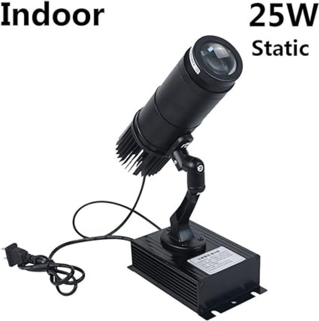 GOBO Logo Beam Projector - Floor Wall Ceiling Project Advertising LED ...