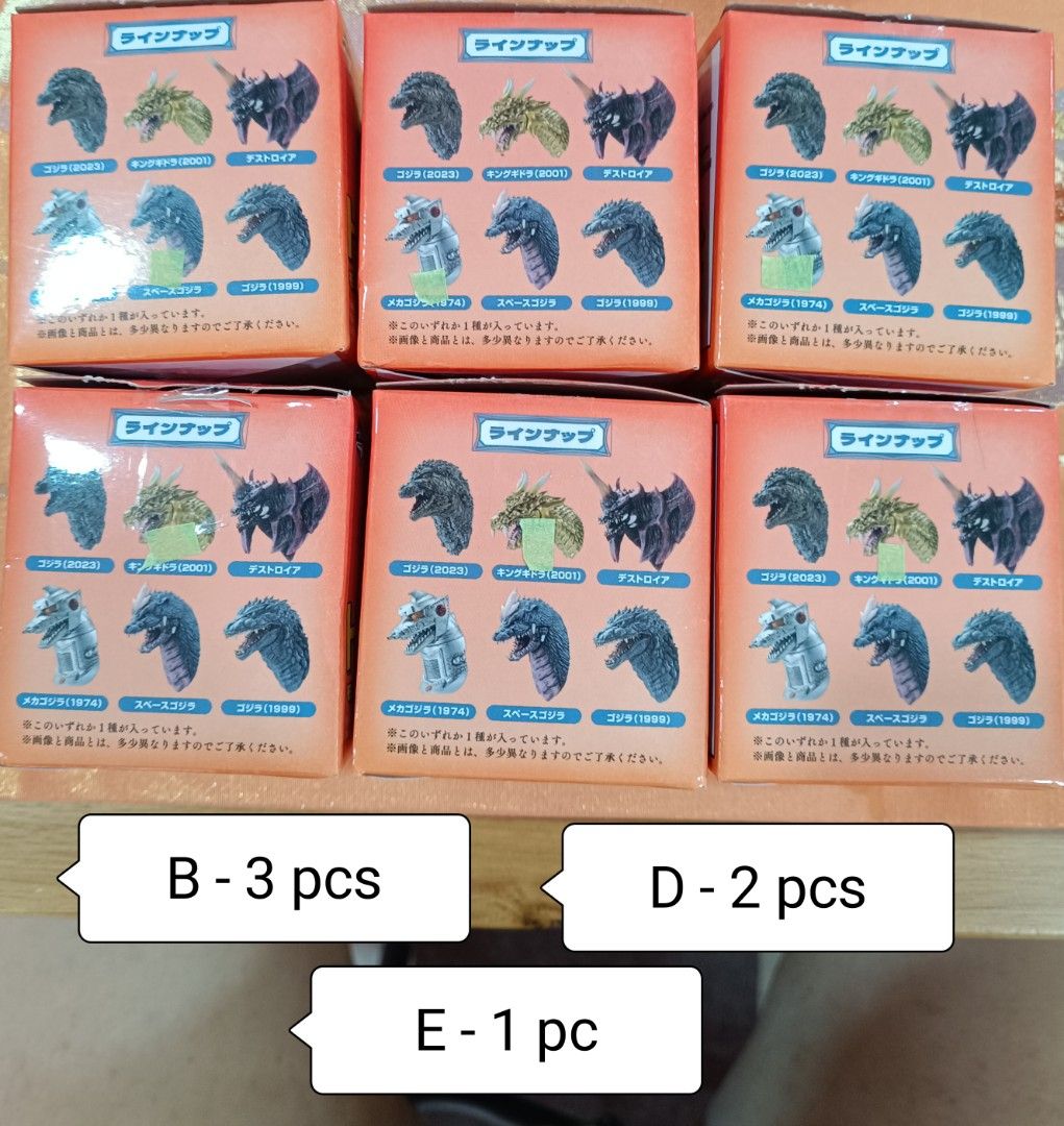 Godzilla -1.0 Ichiban Kuji Head Magnet Prize Space Mecha King Giddorah ...