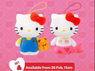 Edwin X Hello Kitty Limited Edition plush doll, Hobbies & Toys, Toys ...