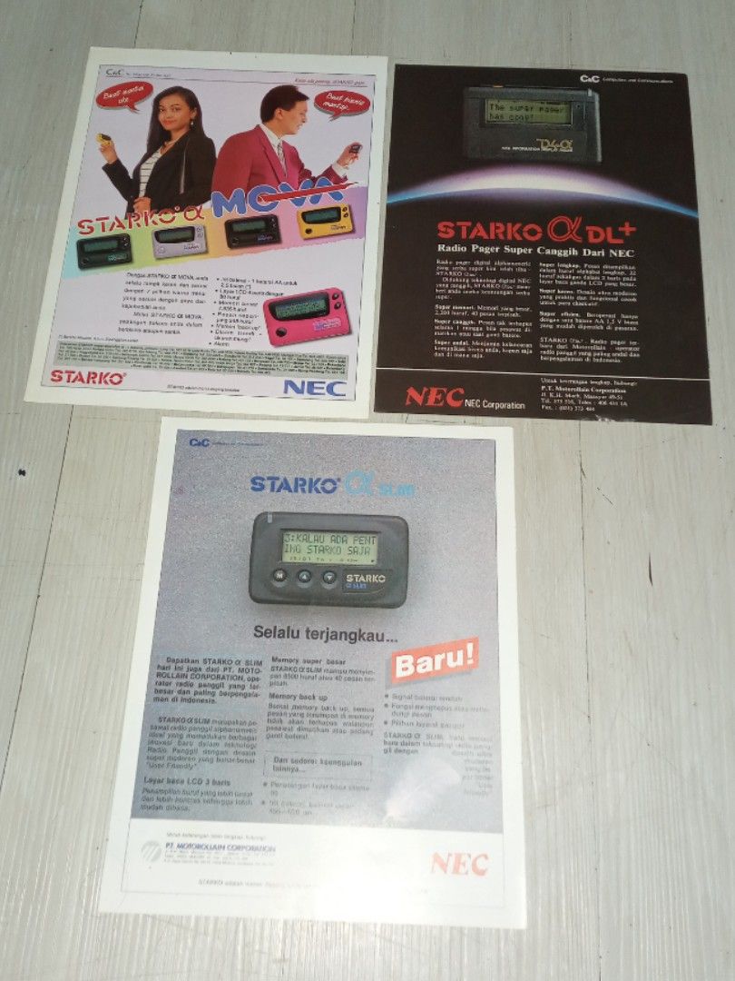 Iklan cetak jadul pager Starko, Antik, Pajangan di Carousell