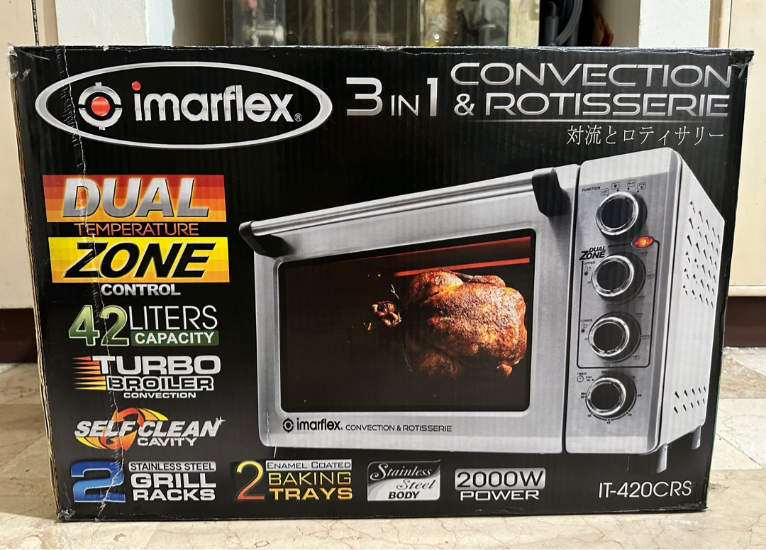 Imarflex 42 Liters 3-in-1 Convection & Rotisserie Oven, TV & Home Appliances, Kitchen Appliances ...