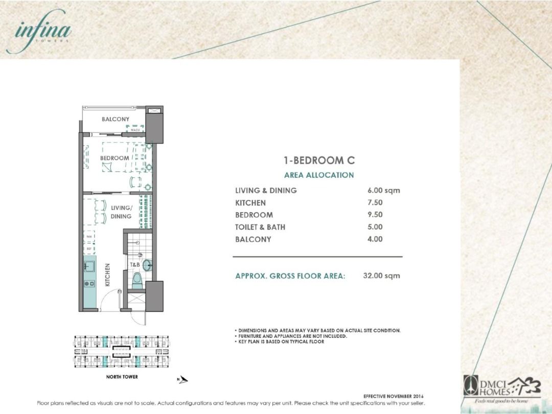 Infina Towers 1bedroom 32sqm Condo for Sale in Quezon City, Property ...