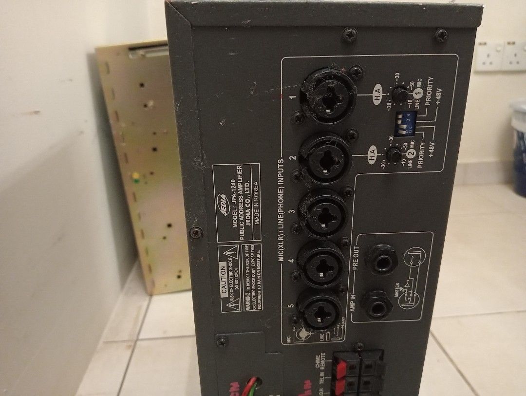 JEDIA PA AMPLIFIER, Audio, Other Audio Equipment on Carousell