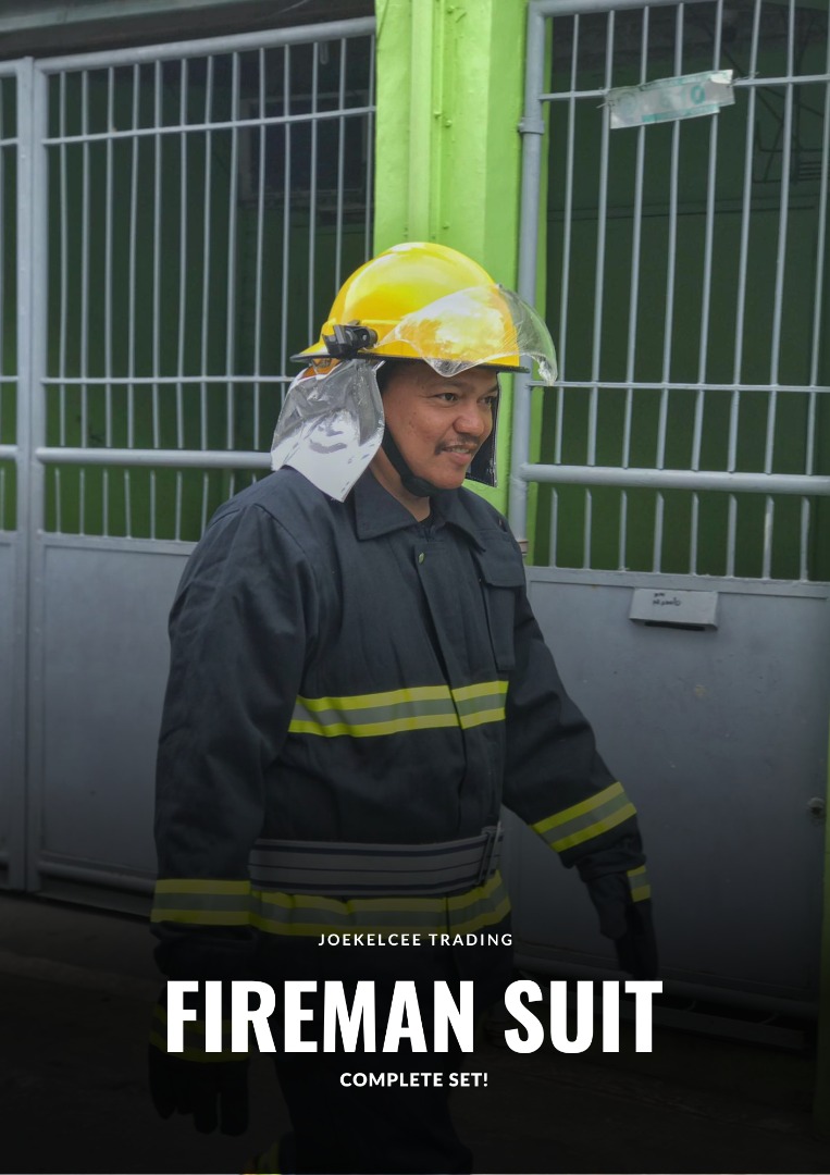 JOEKELCEE TRADING FIREMAN SUIT COMPLETE SET, Men's Fashion, Tops & Sets ...