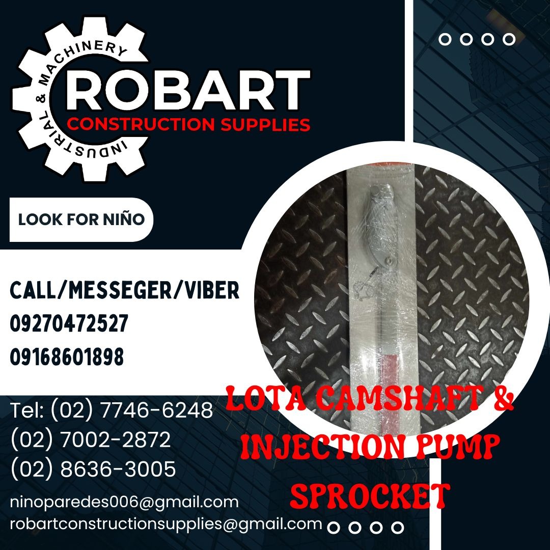 "LOTA" CAMSHAFT & INJECTION PUMP SPROCKET, Commercial & Industrial ...