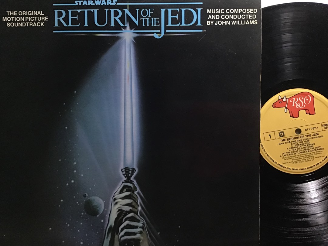 LP Star Wars : Return of the Jedi - John Williams OOP VINYL RECORD ...