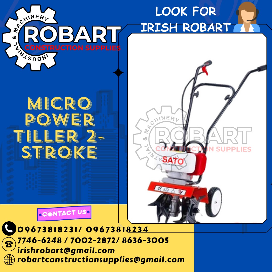 Micro Power Tiller 2-Stroke, Commercial & Industrial, Construction ...
