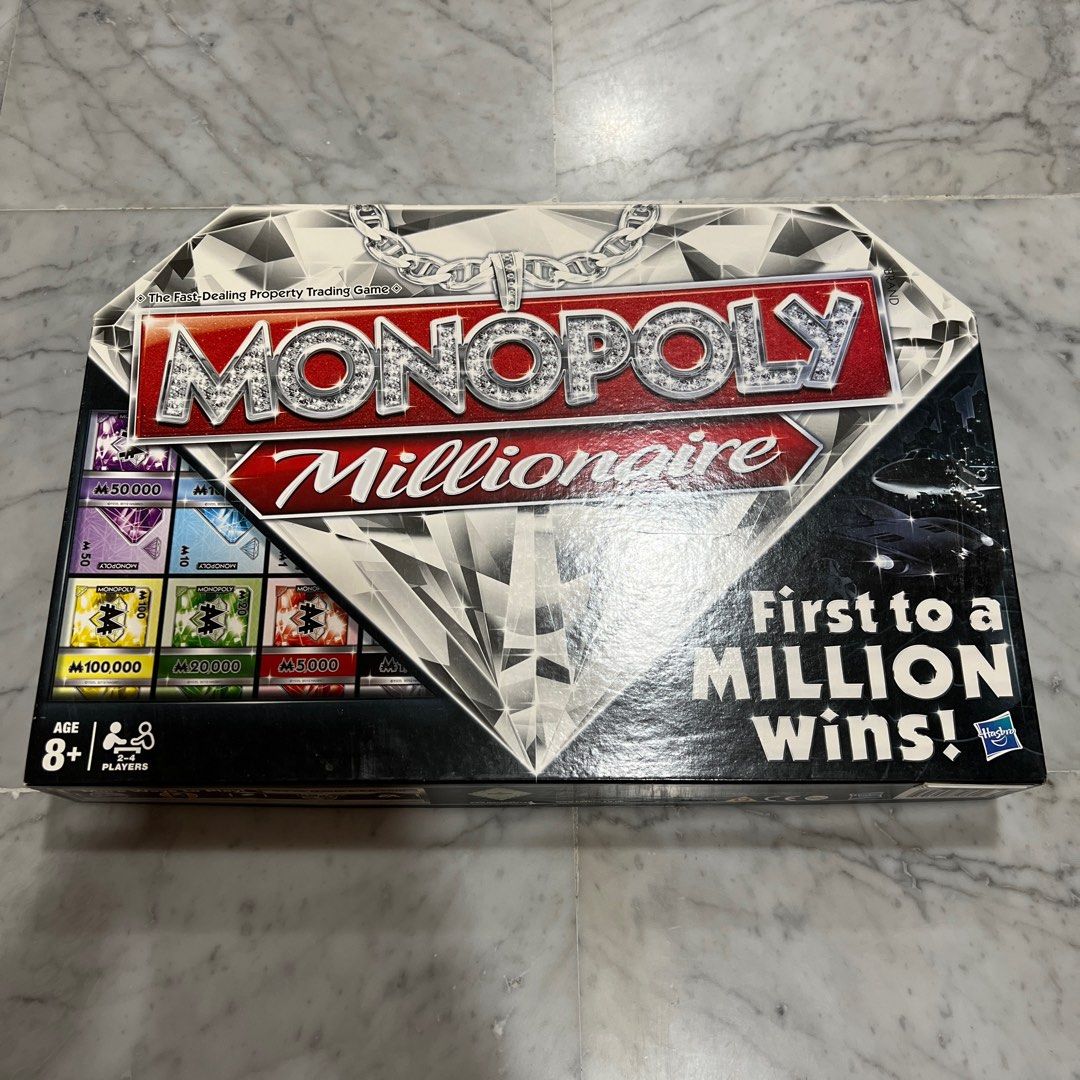 Monopoly Millionaire Board Game, Hobbies & Toys, Toys & Games on Carousell