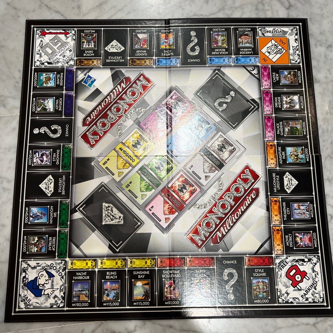 Monopoly Millionaire Board Game, Hobbies & Toys, Toys & Games on Carousell