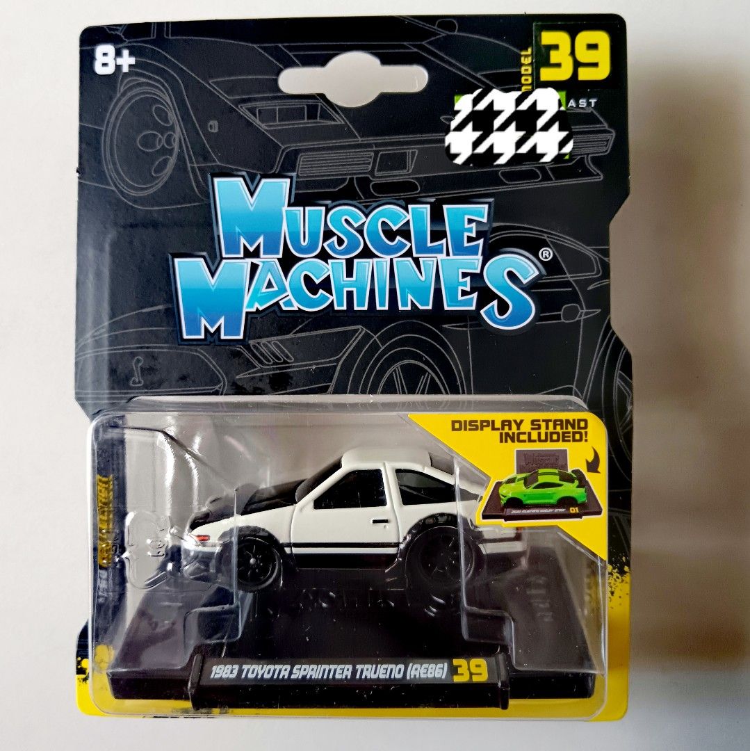 MUSCLE MACHINES 1983 Toyota Sprinter Trueno (AE86) Diecast, Hobbies ...