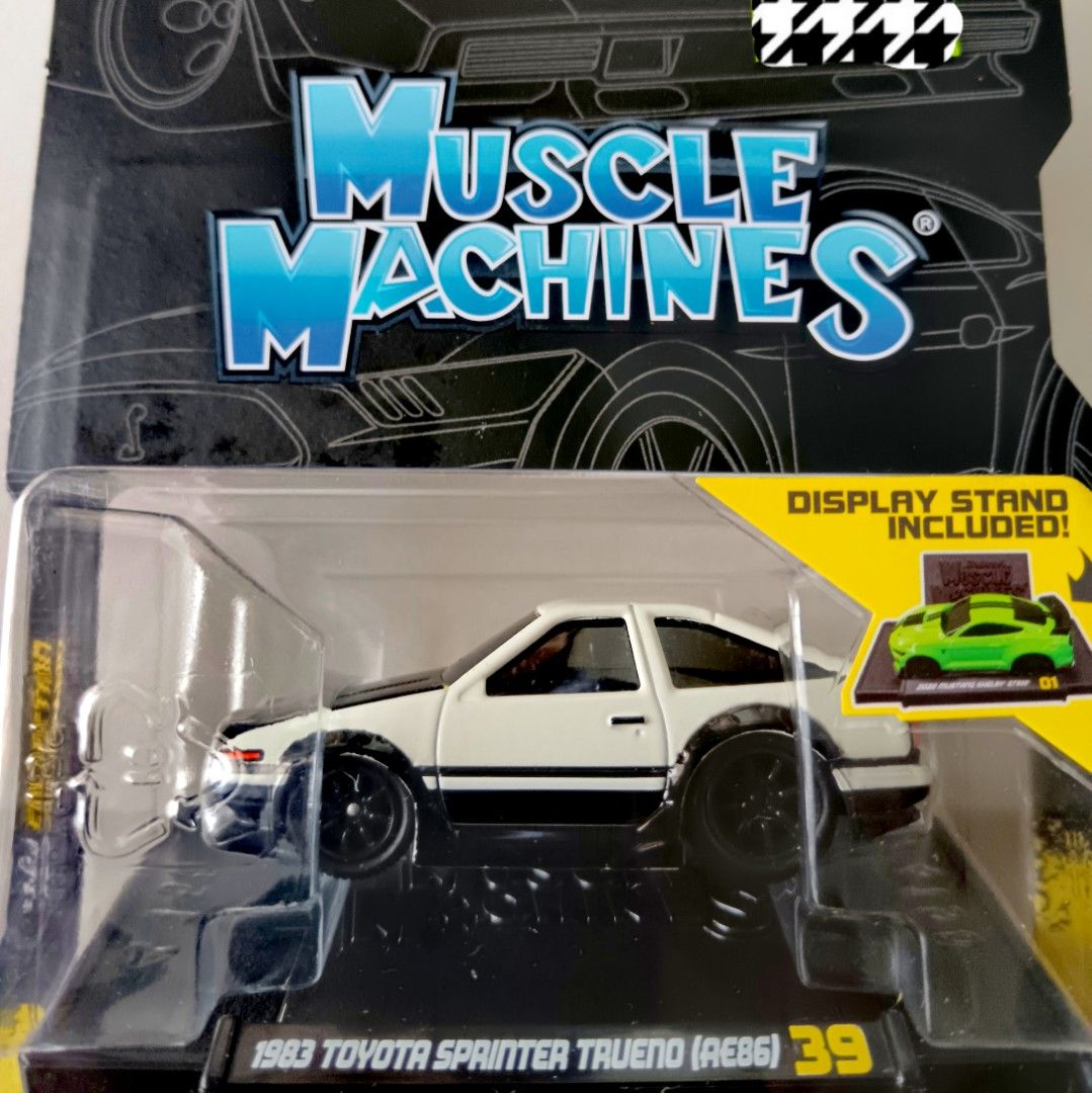 MUSCLE MACHINES 1983 Toyota Sprinter Trueno (AE86) Diecast, Hobbies ...