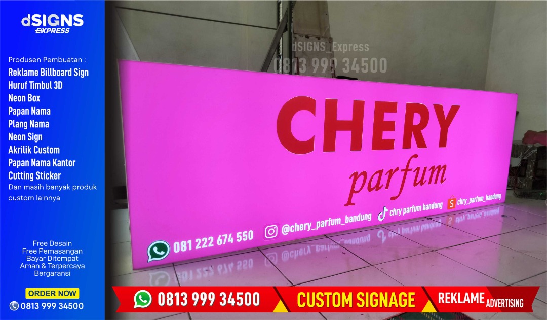 Neon Box Akrilik/ Neon Box Custom/ Neon Box Murah, Desain & Kerajinan ...