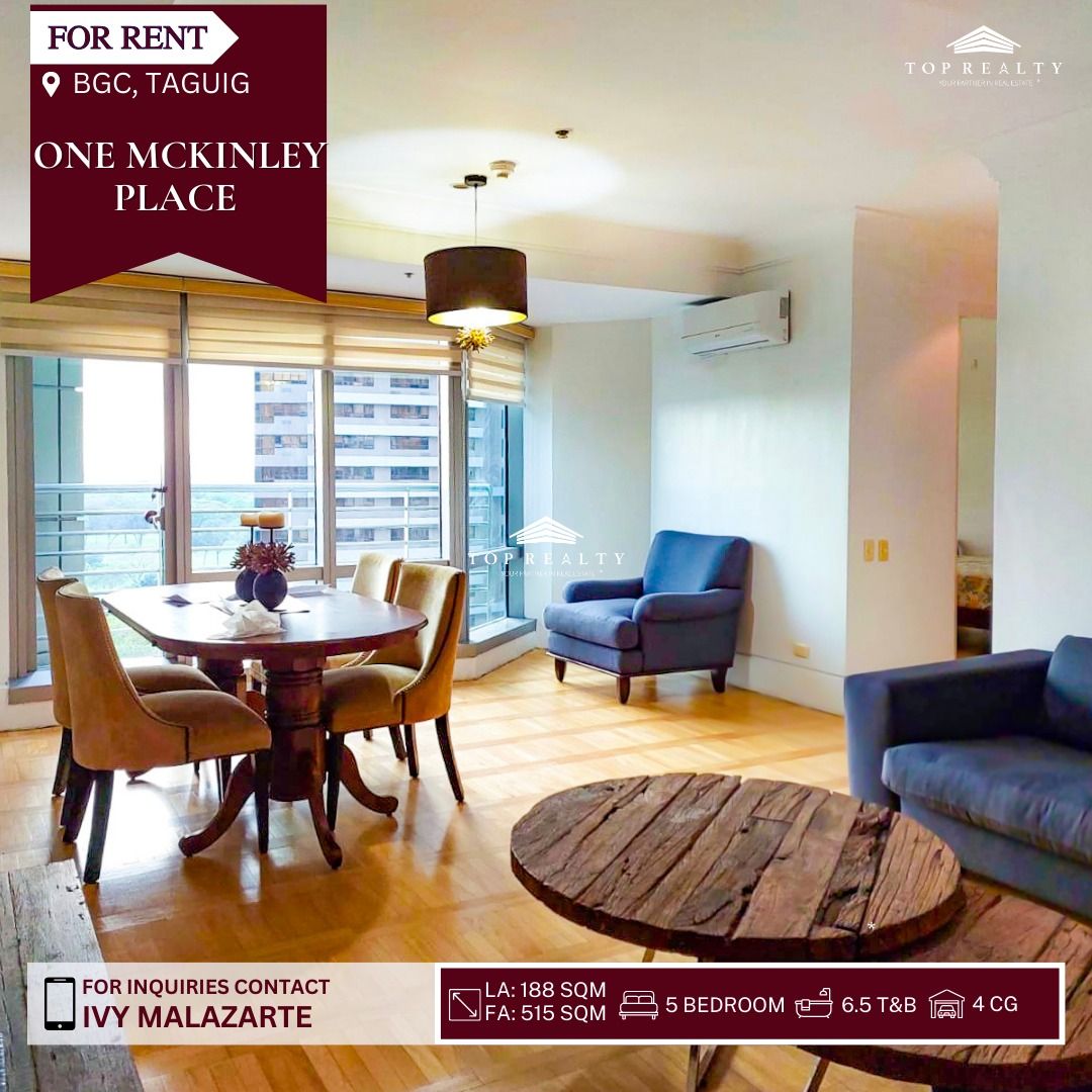 For Sale: One Mckinley Place Condo in BGC, Fort Bonifacio, Taguig City ...