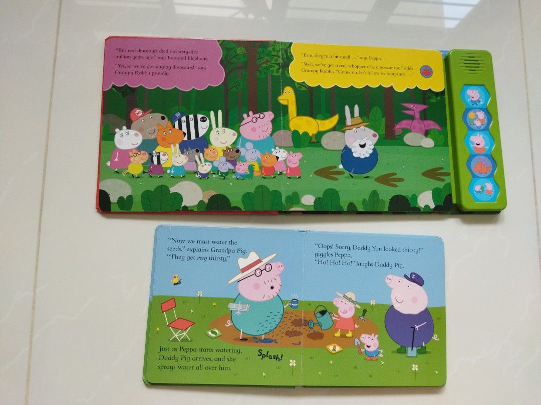 Peppa pig story books ($3 each. Buy both for $5), Hobbies & Toys, Books ...