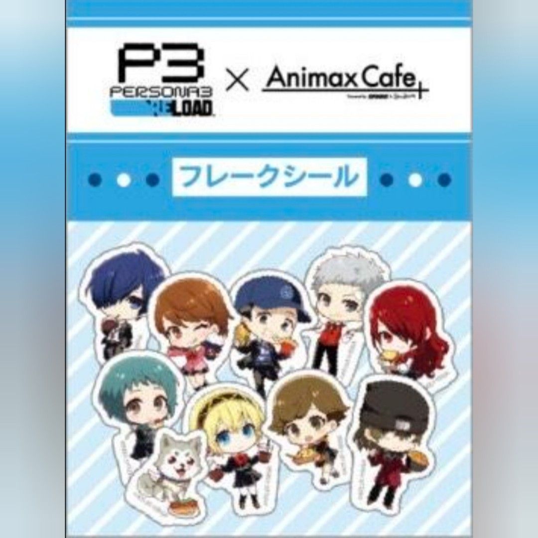 Persona 3 Reload Animax Cafe Collab Flake Sticker Set, Hobbies & Toys, Stationary & Craft, Art ...