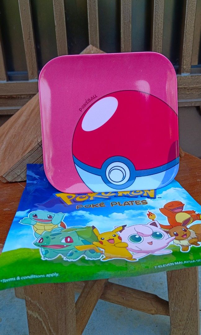 Pokemon plate PokeBall 7 eleven, Hobbies & Toys, Collectibles ...
