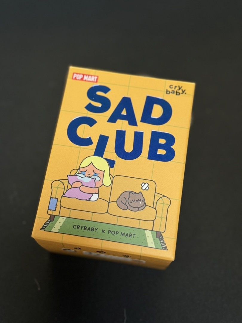 POPMART: CRYBABY SAD CLUB, Hobbies & Toys, Toys & Games on Carousell