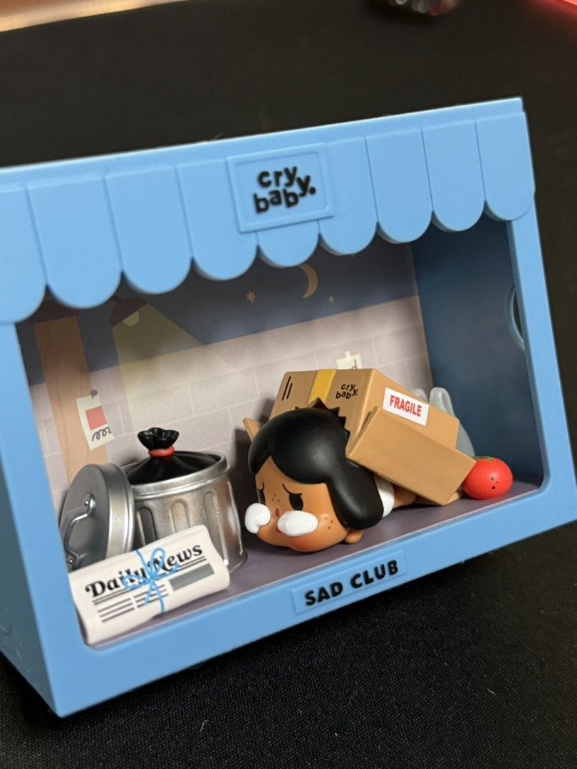 POPMART: CRYBABY SAD CLUB, Hobbies & Toys, Toys & Games on Carousell