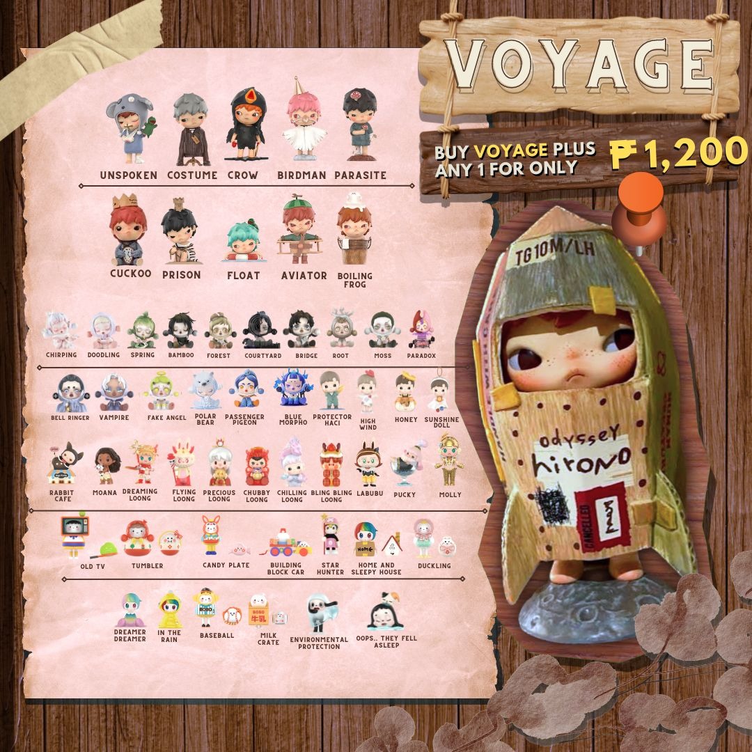 PopMart Hirono Voyage Set Promo , Hobbies & Toys, Toys & Games on Carousell