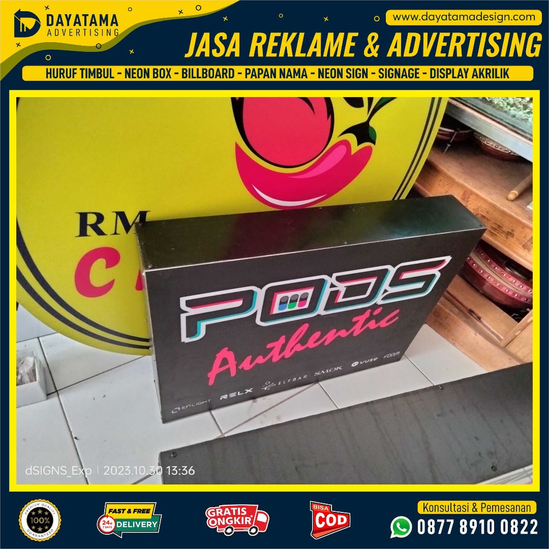 Produsen Papan Nama Neon Box Bandung | Dayatama Advertising, Desain ...