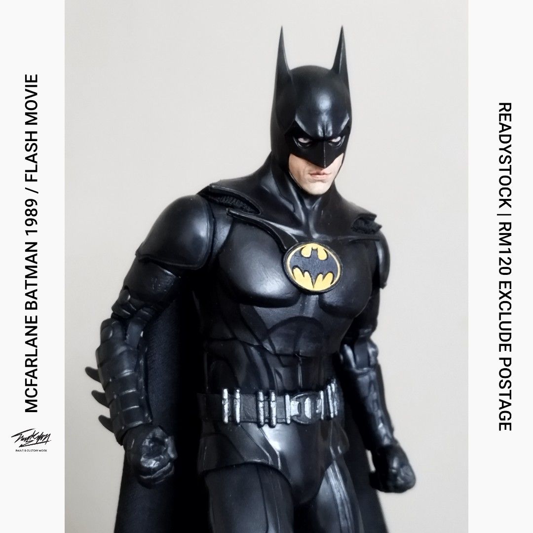 Readystock | Batman 1989 Flash Movie Headsculpt for McFarlane| Mafex ...