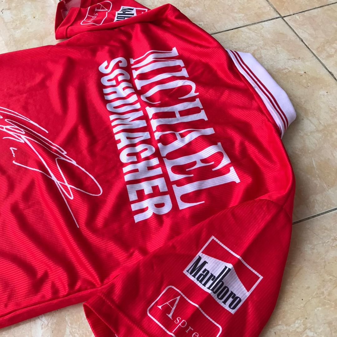 [RARE] '99 F1 FERRARI MICHAEL SCHUMACHER LIVERY MARLBORO VINTAGE JERSEY ...