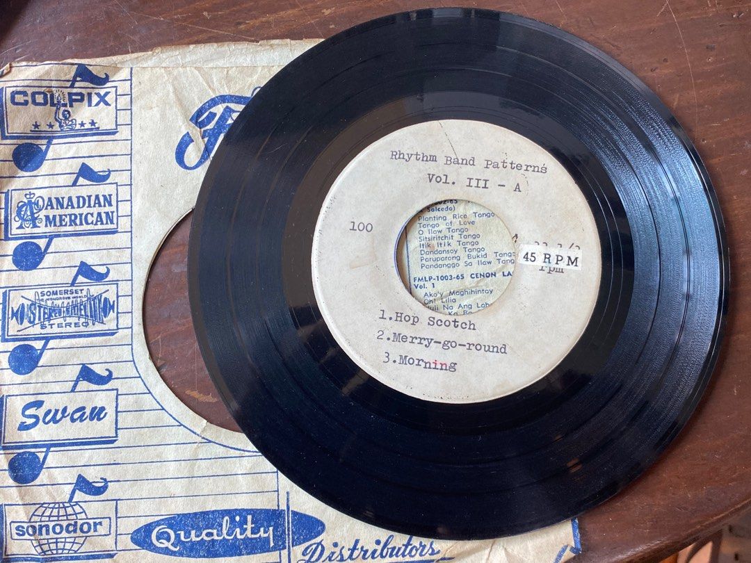 Rhythm Band Patterns - Philippine Release Vinyl OPM Plaka 45 rpm - used ...
