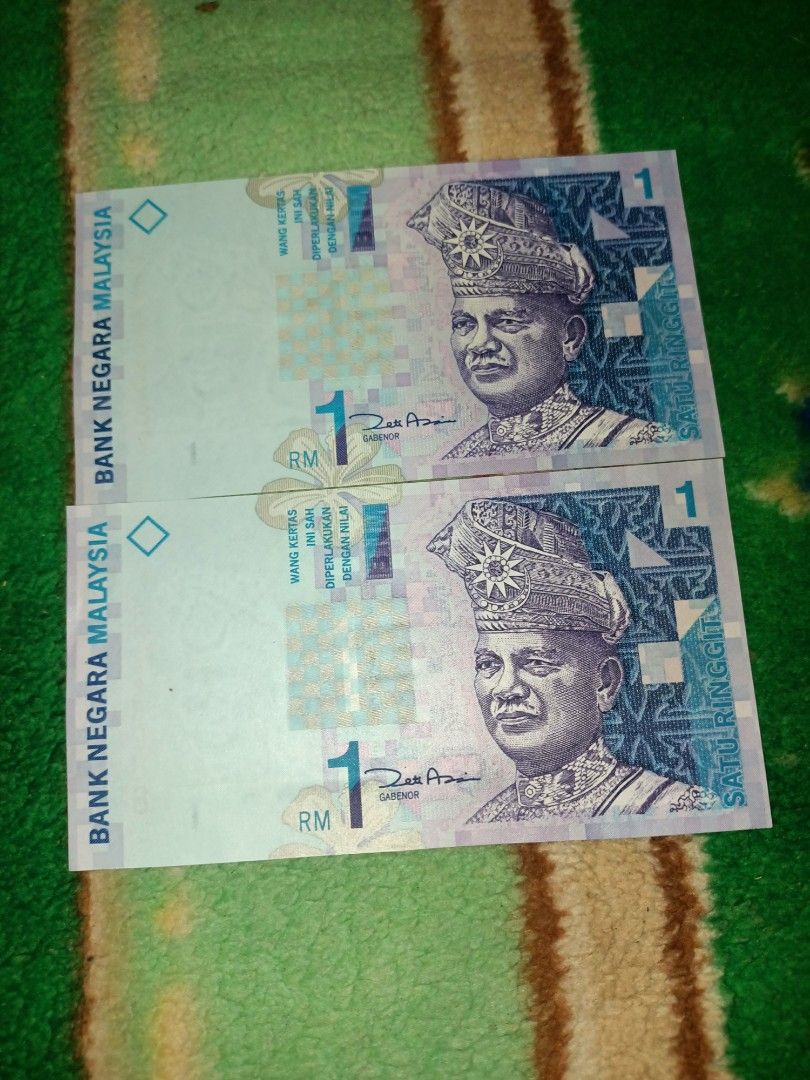 RM1 Duit Sign Gabenur Zeti Aziz, Hobbies & Toys, Collectibles ...