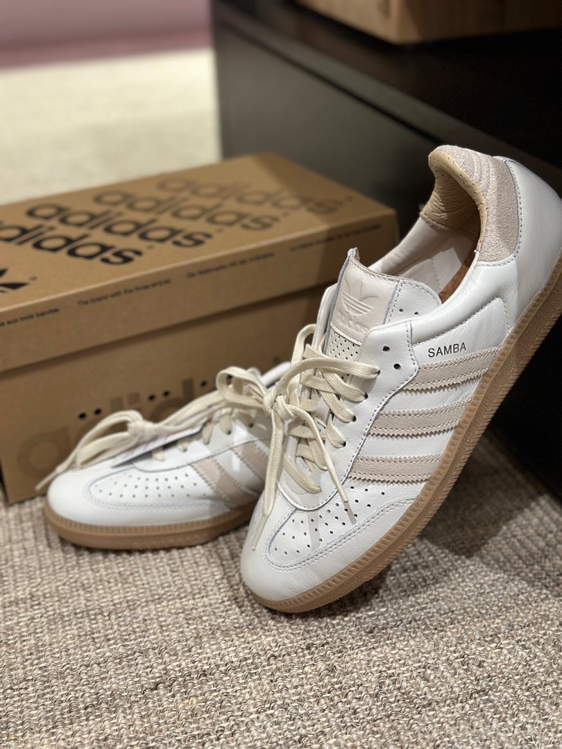 SAMBA OG Core white/ wonder white / magic beige, Men's Fashion ...