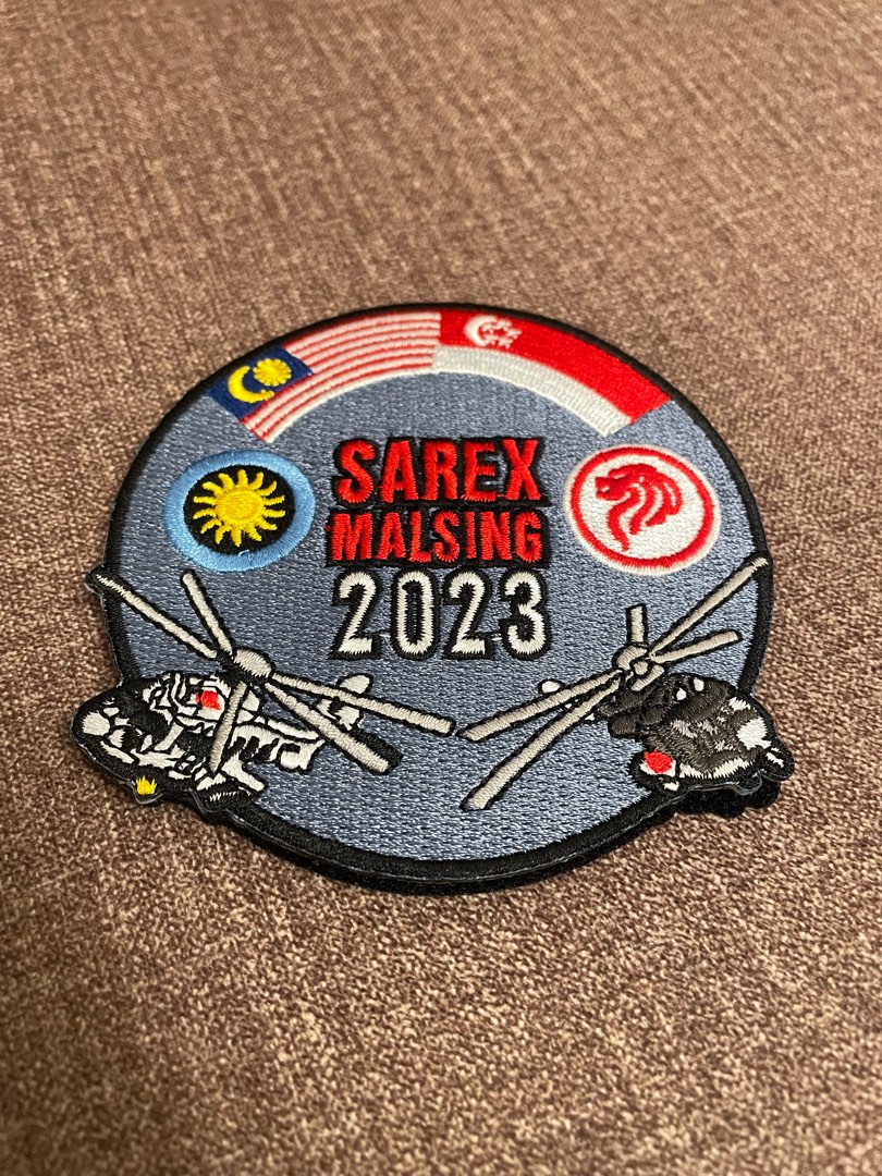 SAREX 2023 RSAF PATCH, Hobbies & Toys, Memorabilia & Collectibles, Vintage Collectibles on Carousell