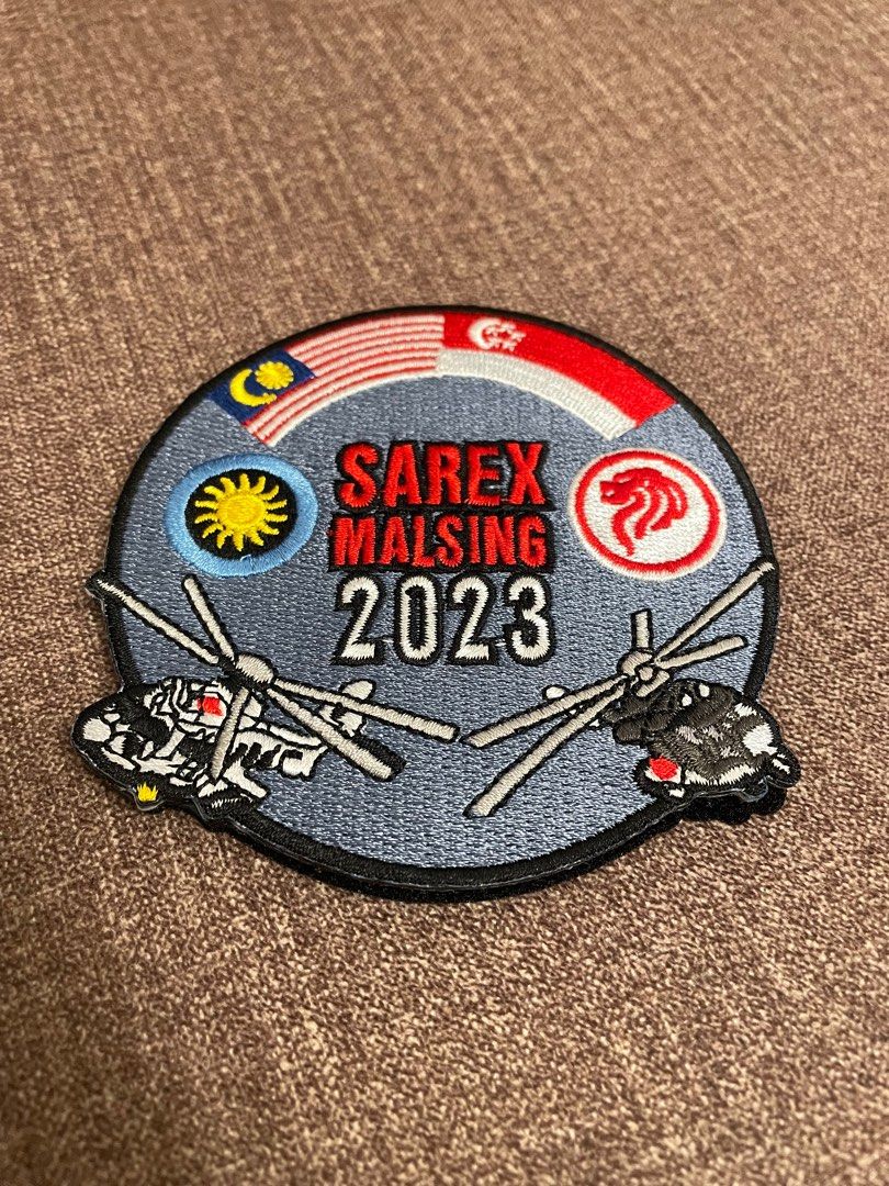 SAREX 2023 RSAF PATCH, Hobbies & Toys, Memorabilia & Collectibles, Vintage Collectibles on Carousell