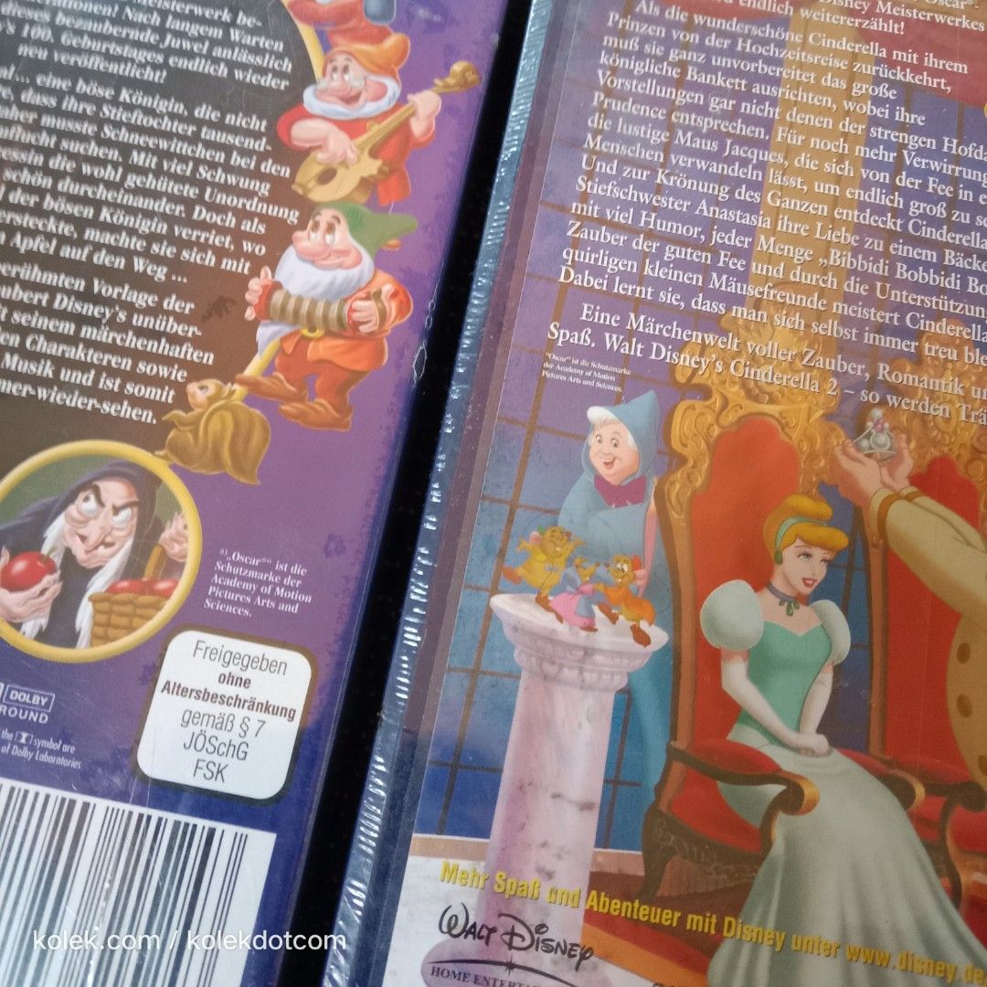Set of 2 disney princesses VHS tapes (Factory Sealed), Hobbies & Toys ...