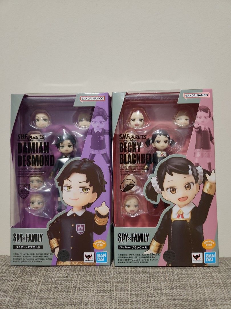 S.H. Figuarts SHF Spy X Family Damian Desmond & Becky Blackbell ...