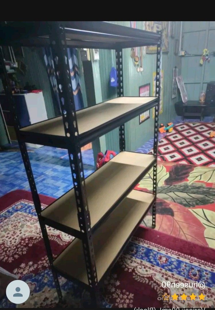 Shelves rack BESI rack besi 4, Furniture & Home Living, Furniture ...